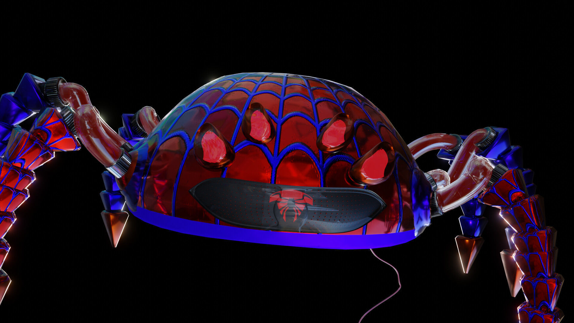 SpiderBots Superior Spider-Man 3D model rigged | CGTrader