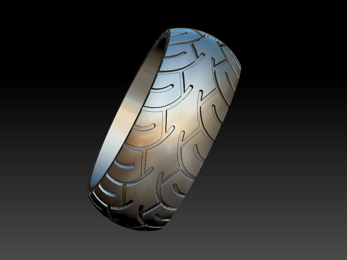 Tire Ring Pneu 3D model 3D printable | CGTrader