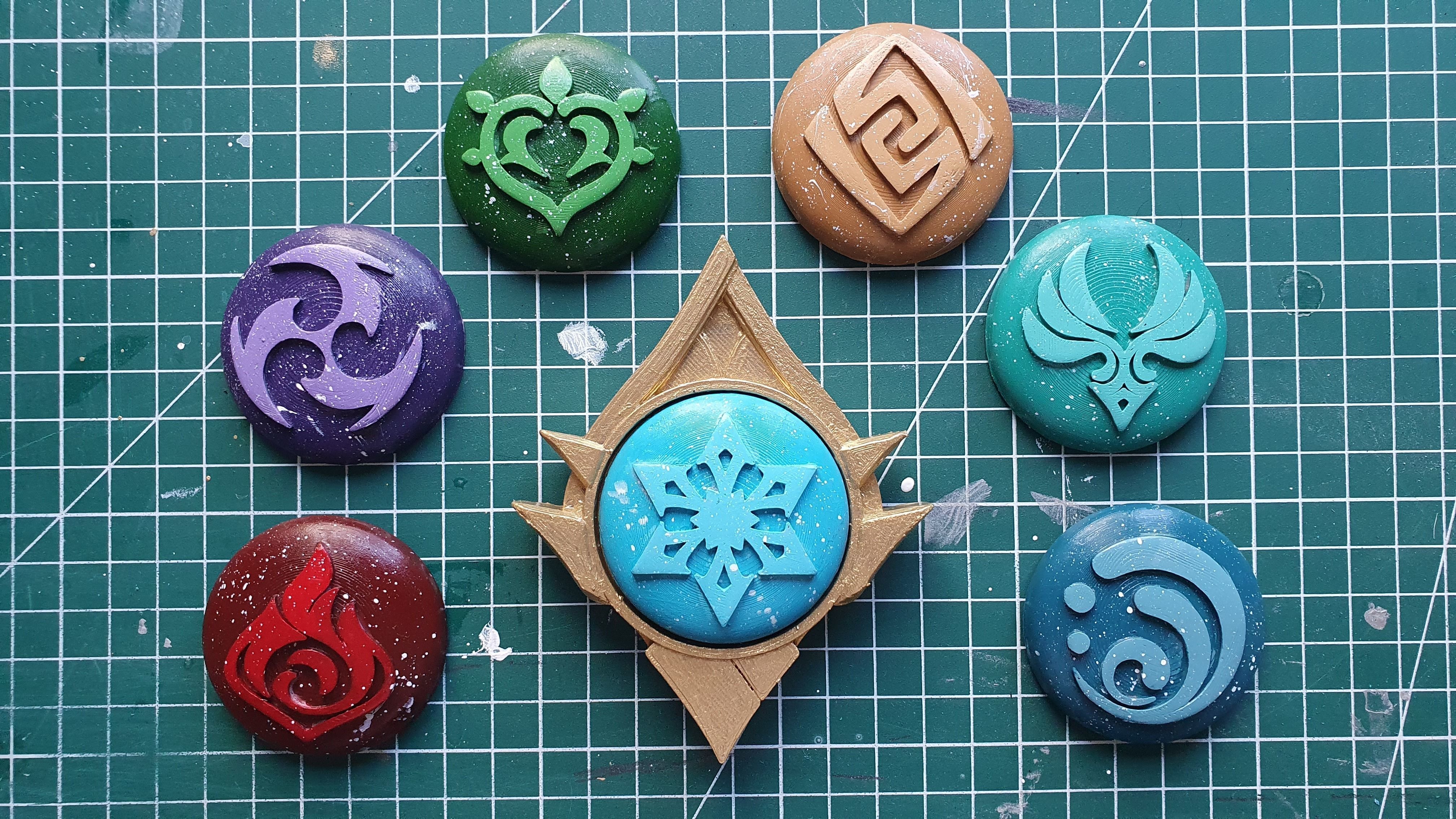 Shneznaya Vision Set -- Childe Cosplay -- Genshin Impact 3D model 3D ...