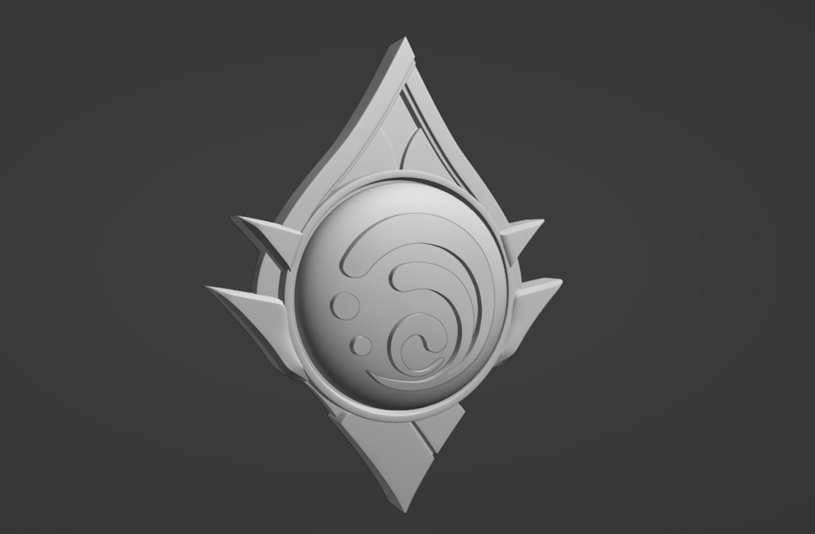 Shneznaya Vision Set -- Childe Cosplay -- Genshin Impact 3D model 3D ...