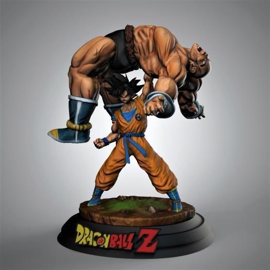 goku vs nappa 3D model 3D printable | CGTrader