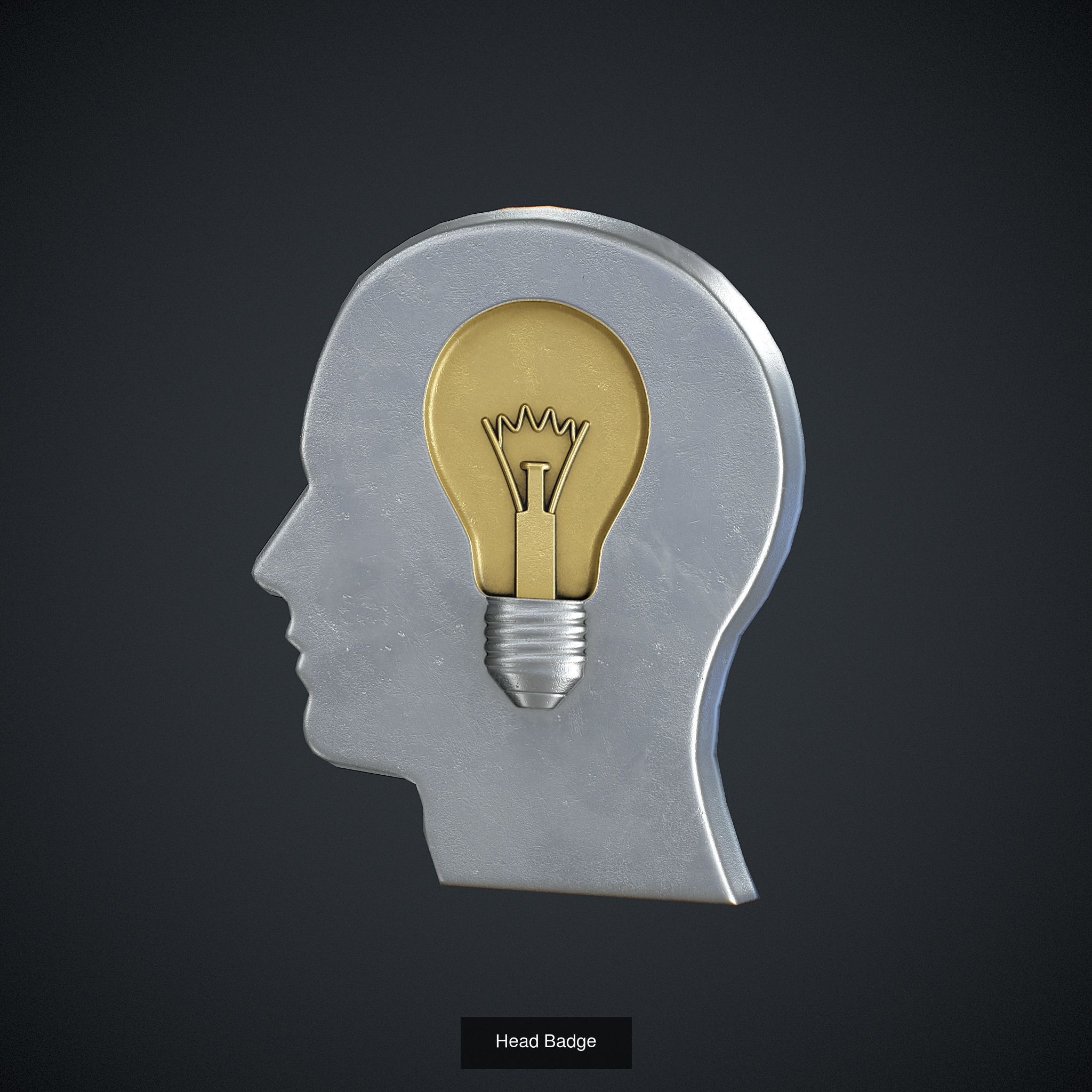 3D Model Collection Low poly Badges gold sheriff badge VR / AR / low-poly | CGTrader