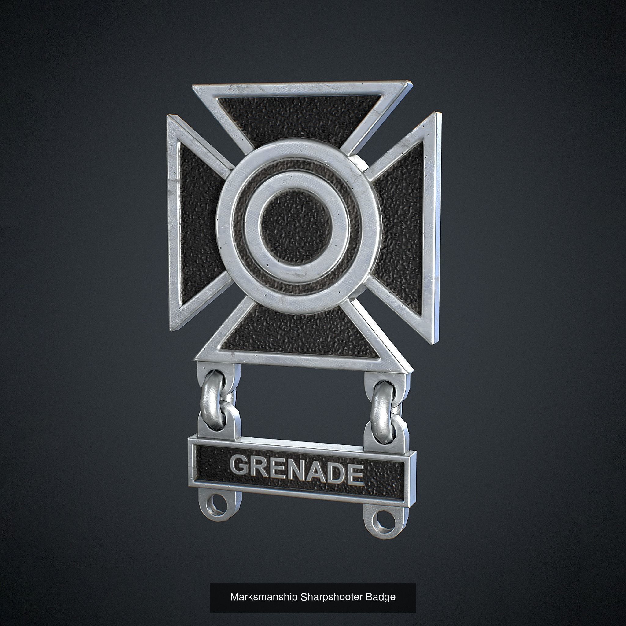 3D Model Collection Low poly Badges gold sheriff badge VR / AR / low-poly | CGTrader