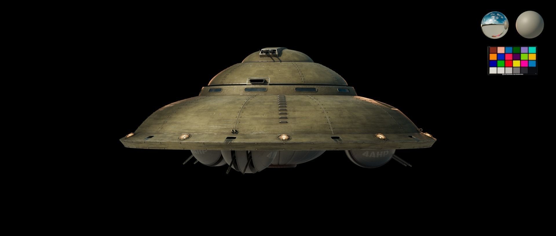 German UFO World War 2 3D model | CGTrader