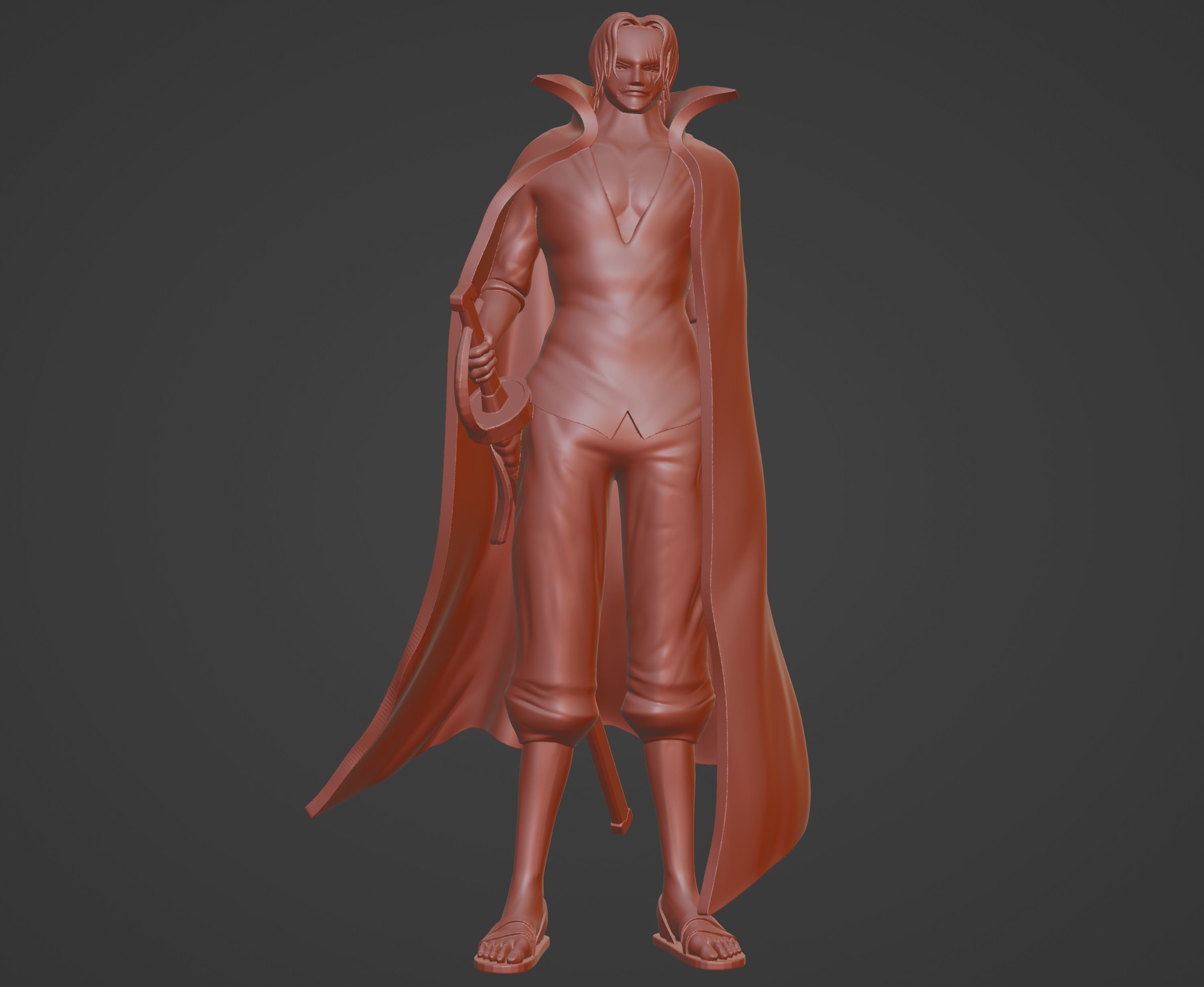 Printed Shanks ONE PIECE 3D model 3D printable | CGTrader