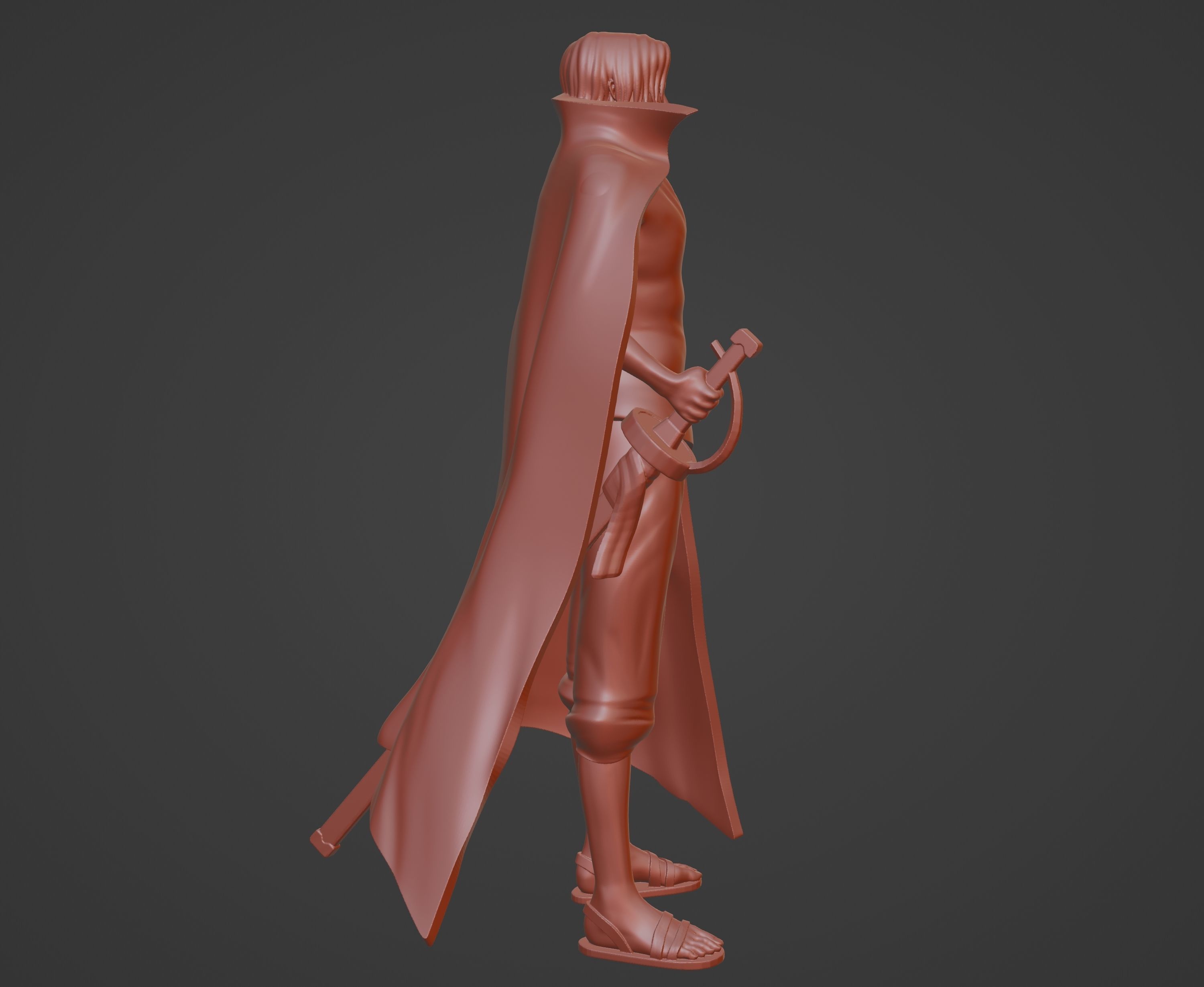 Printed Shanks ONE PIECE 3D model 3D printable | CGTrader