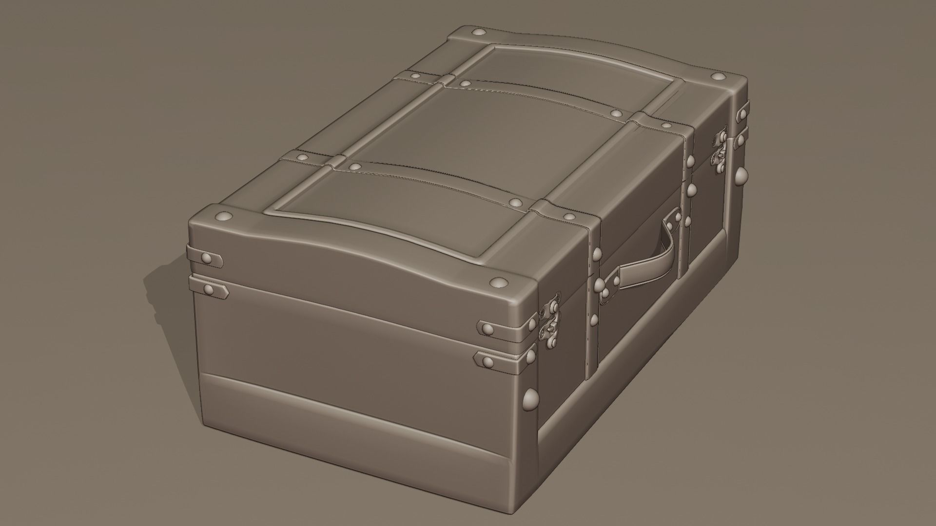 Chest Box 3D model | CGTrader