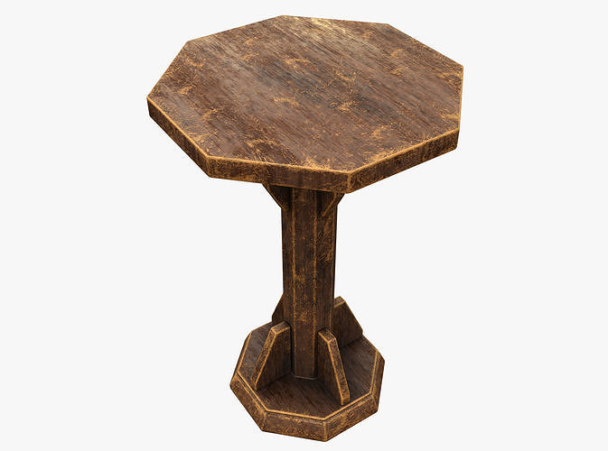 3D model Medieval Table VR / AR / low-poly | CGTrader