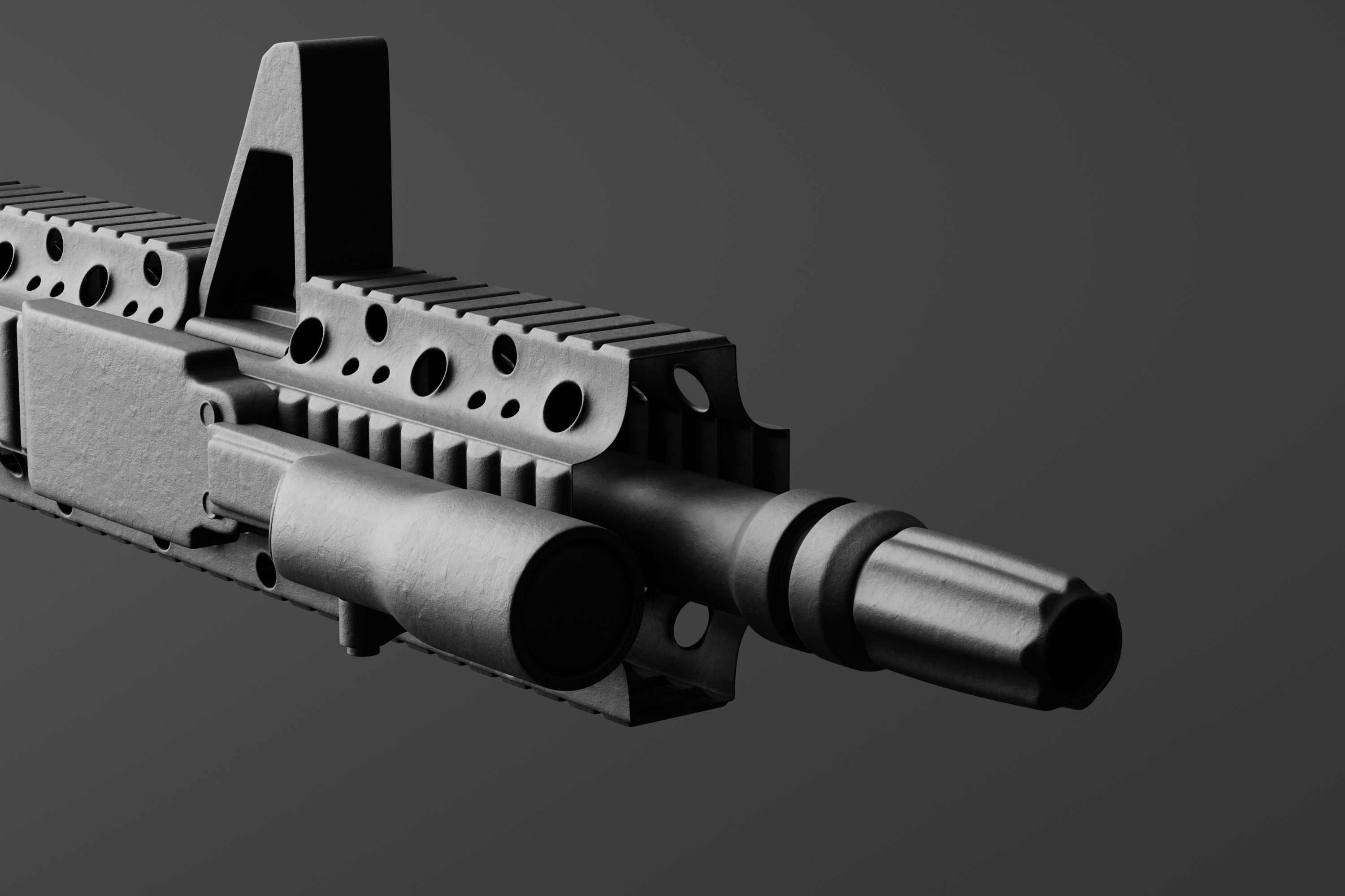 3D model Assault Rifle VR / AR / low-poly | CGTrader