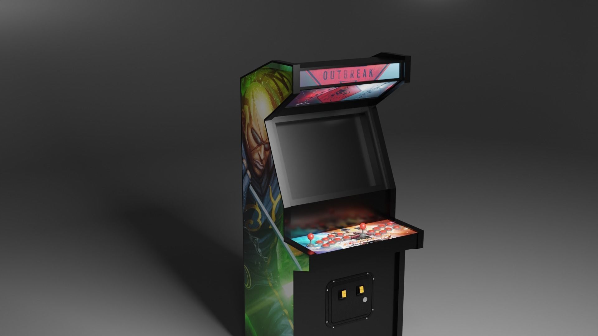 Arcade Games Machine 3D model | CGTrader