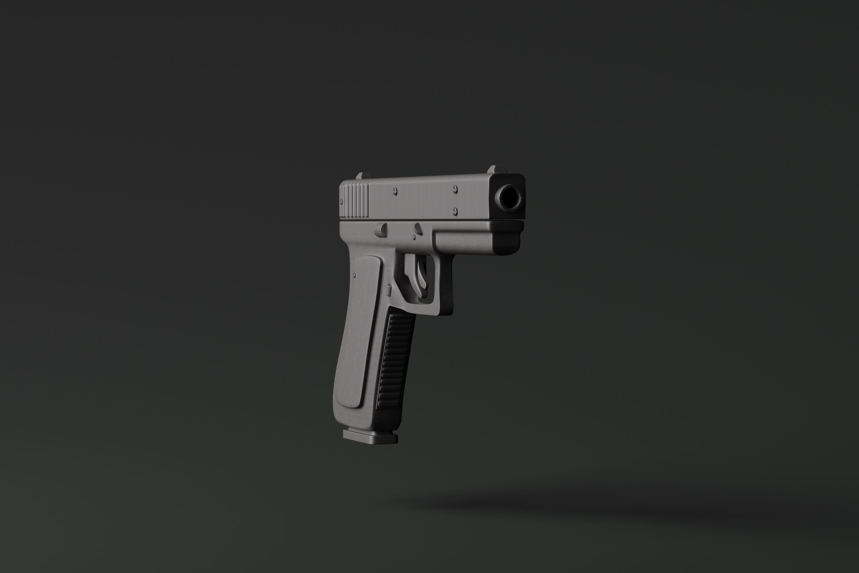3D model 9mm Pistol VR / AR / low-poly | CGTrader