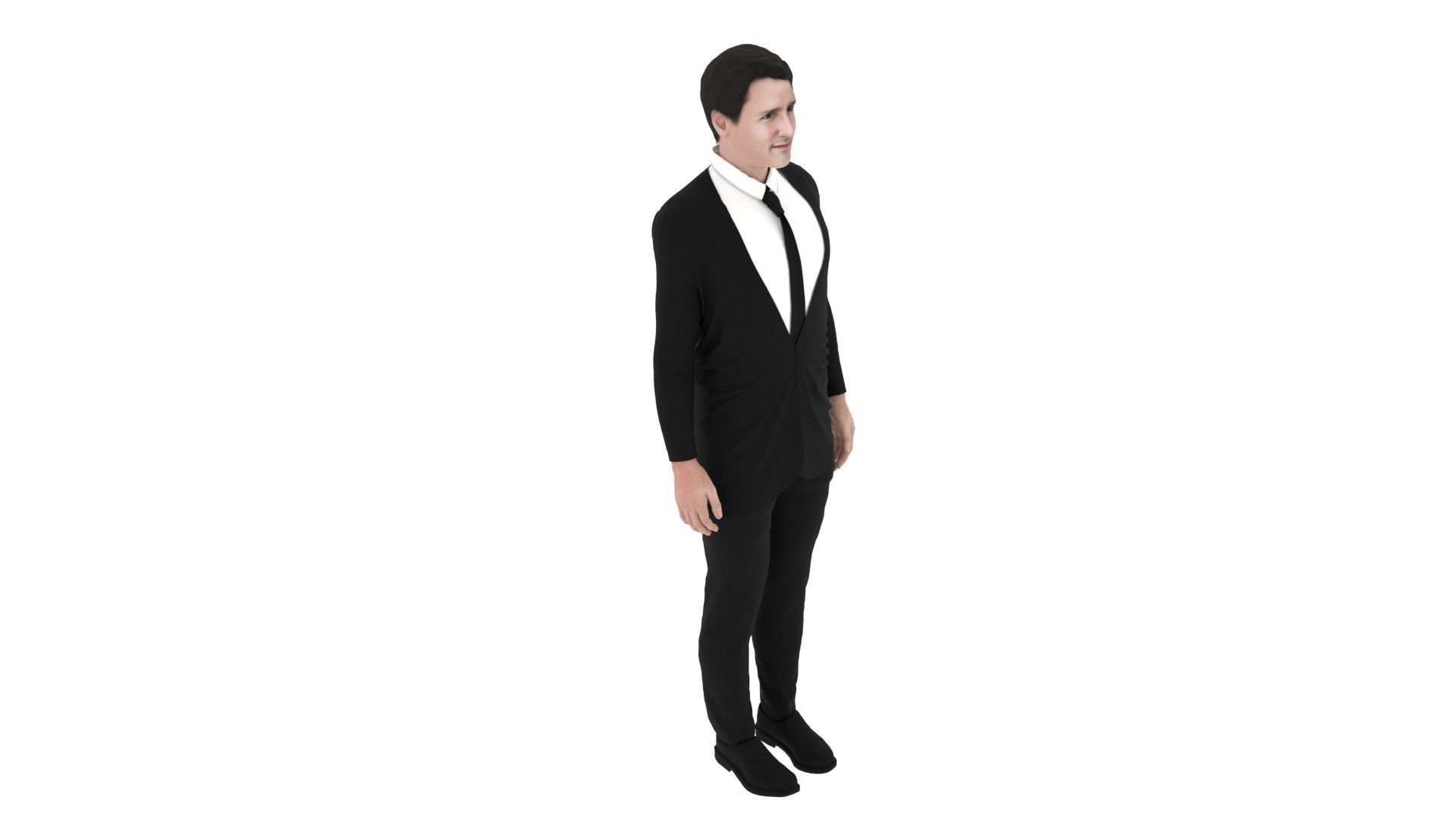 3D model Justin Trudeau - Canadian Prime Minister VR / AR / low-poly ...
