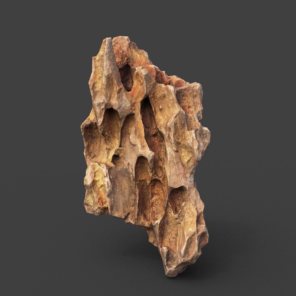 3D model Erosion Rock Photogrammetry 220726 - Ultra HD 16K Textures VR ...