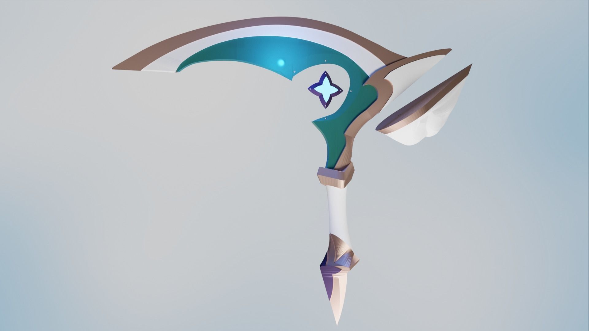 League of Legends - Star Guardian Akali - Weapons and gems 3D model 3D ...