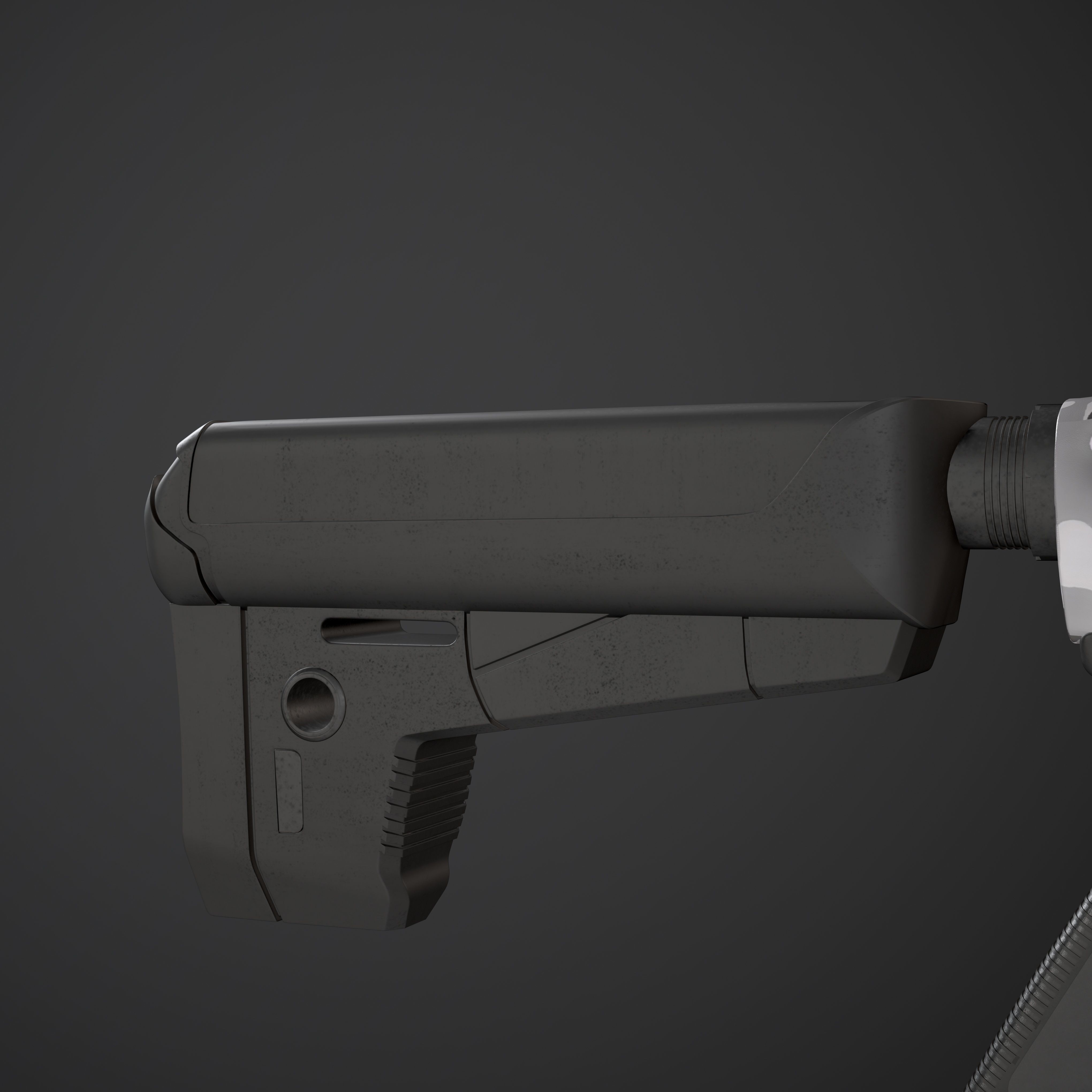 rec7 rifle free 3D model | CGTrader