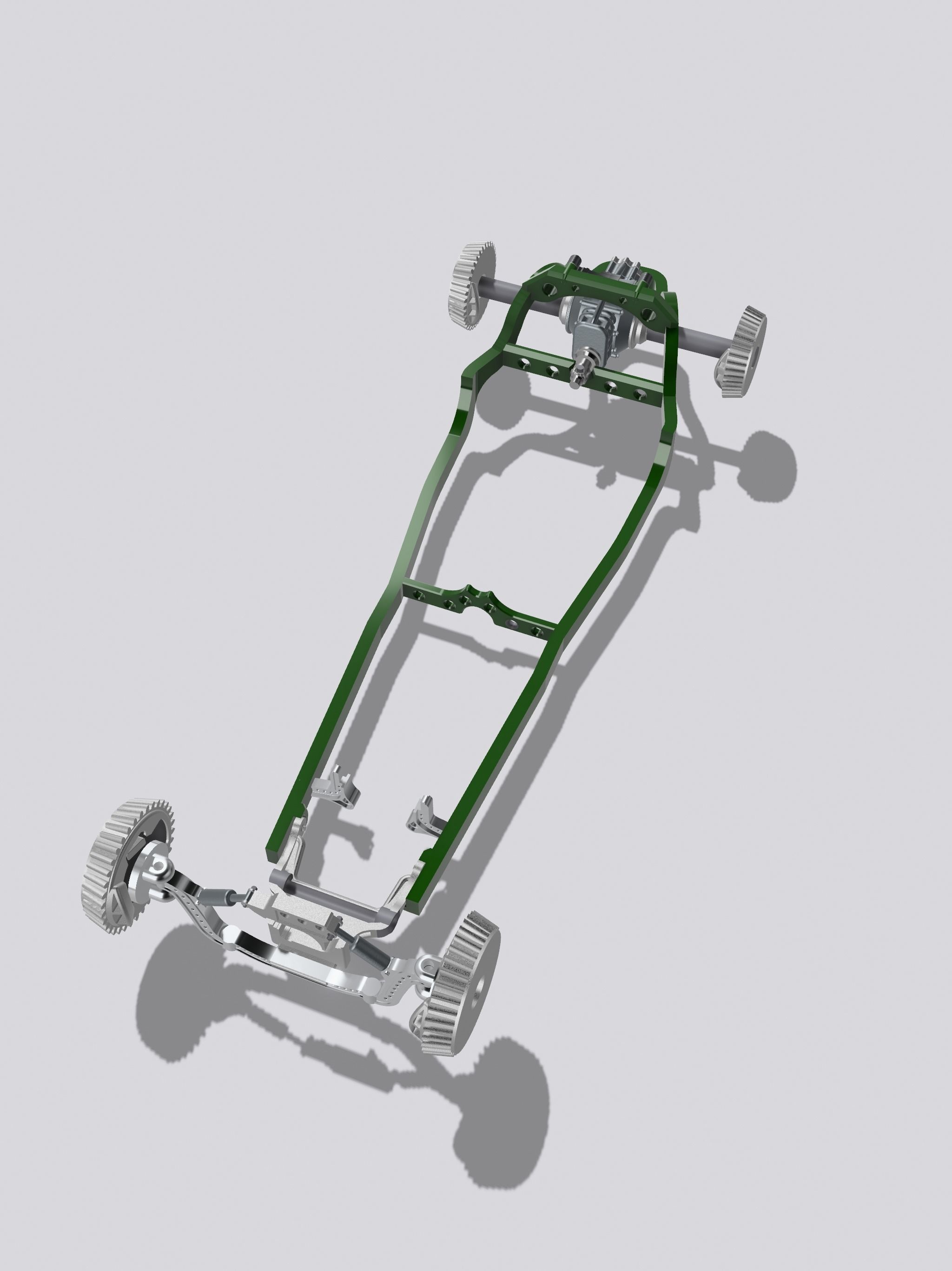 MCS Speedster Chassis N Suspension N brakes N Steering 3D model 3D ...
