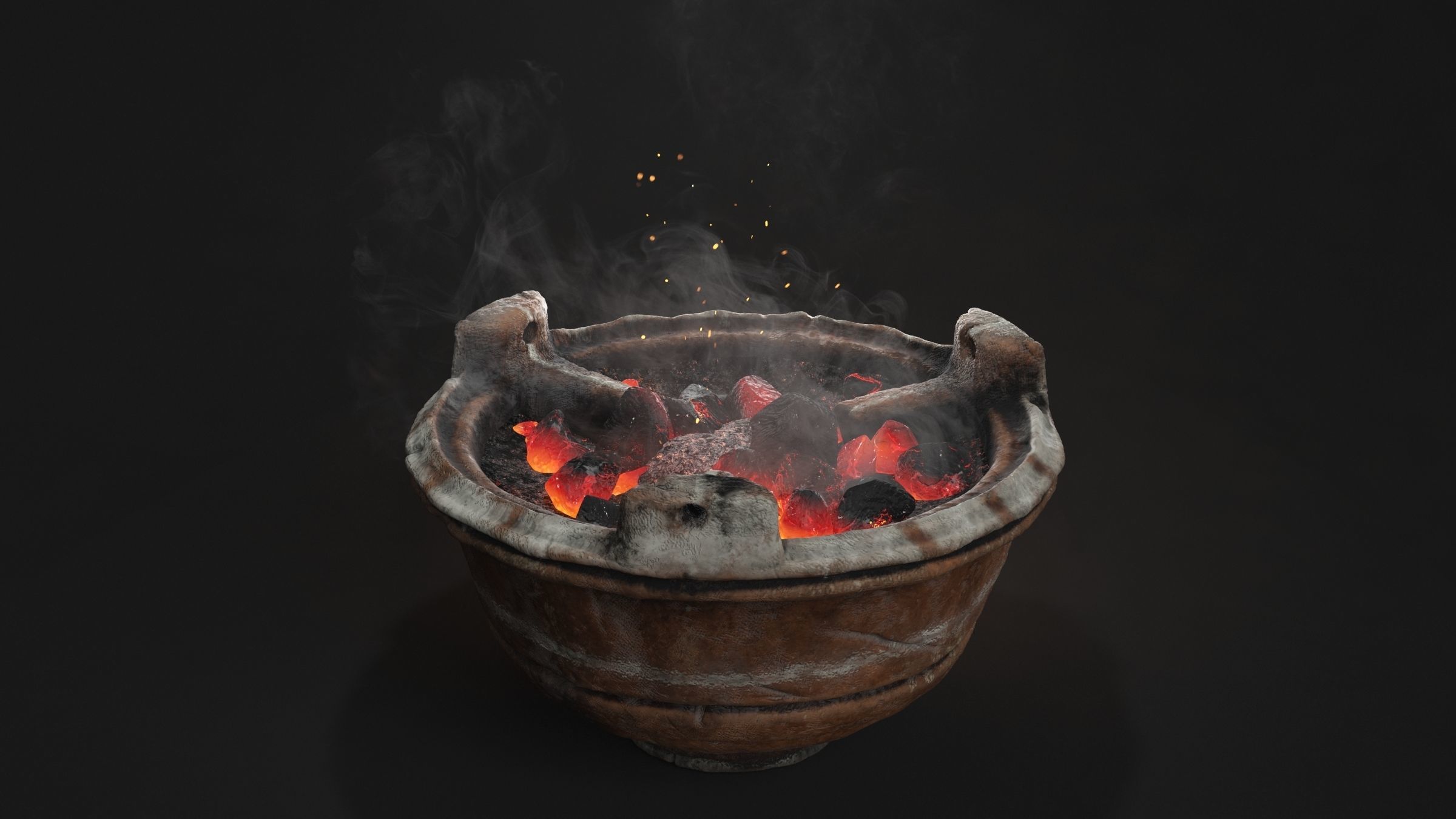 Traditional moroccan oven - Majmar 3D model | CGTrader