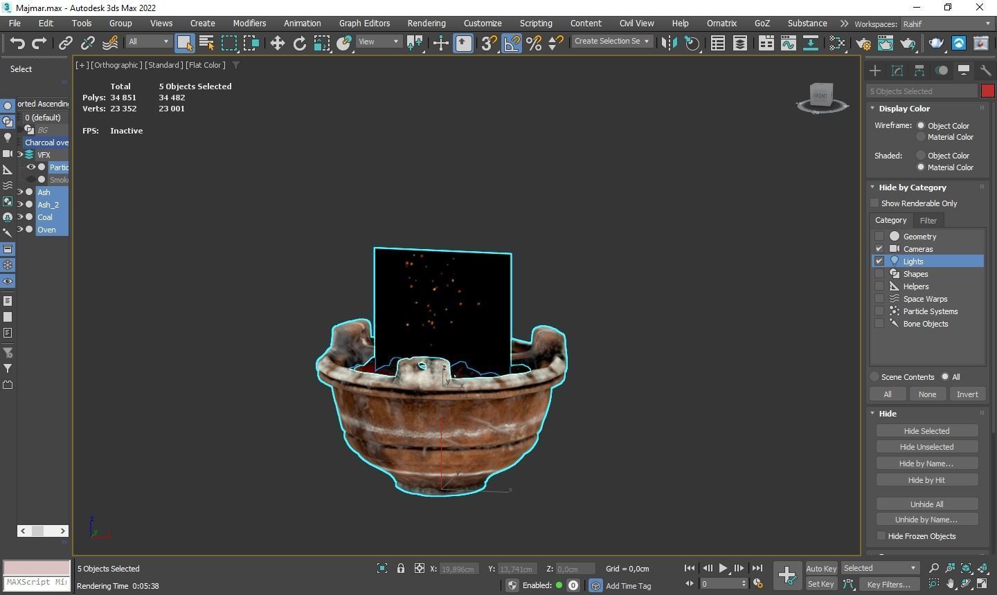 Traditional moroccan oven - Majmar 3D model | CGTrader