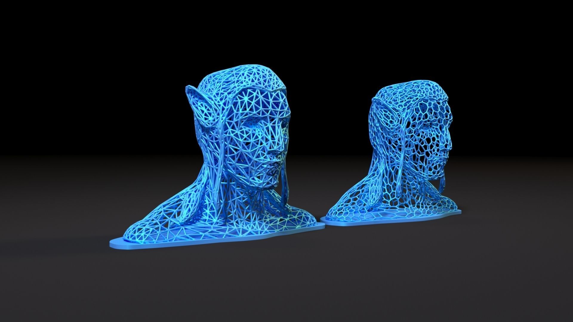 Avatar voronoi 3D model 3D printable | CGTrader