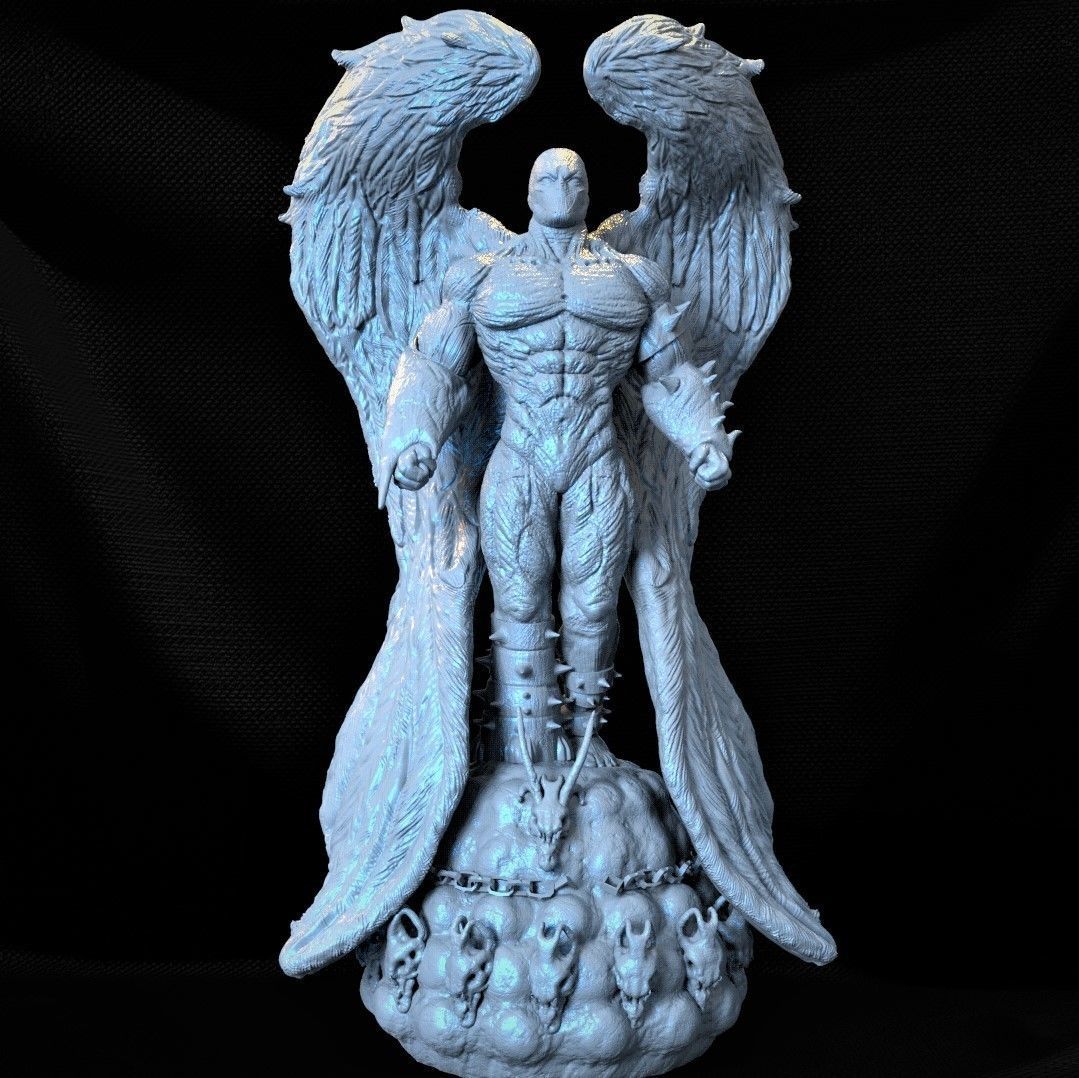 Spawn Angel 3D model 3D printable | CGTrader