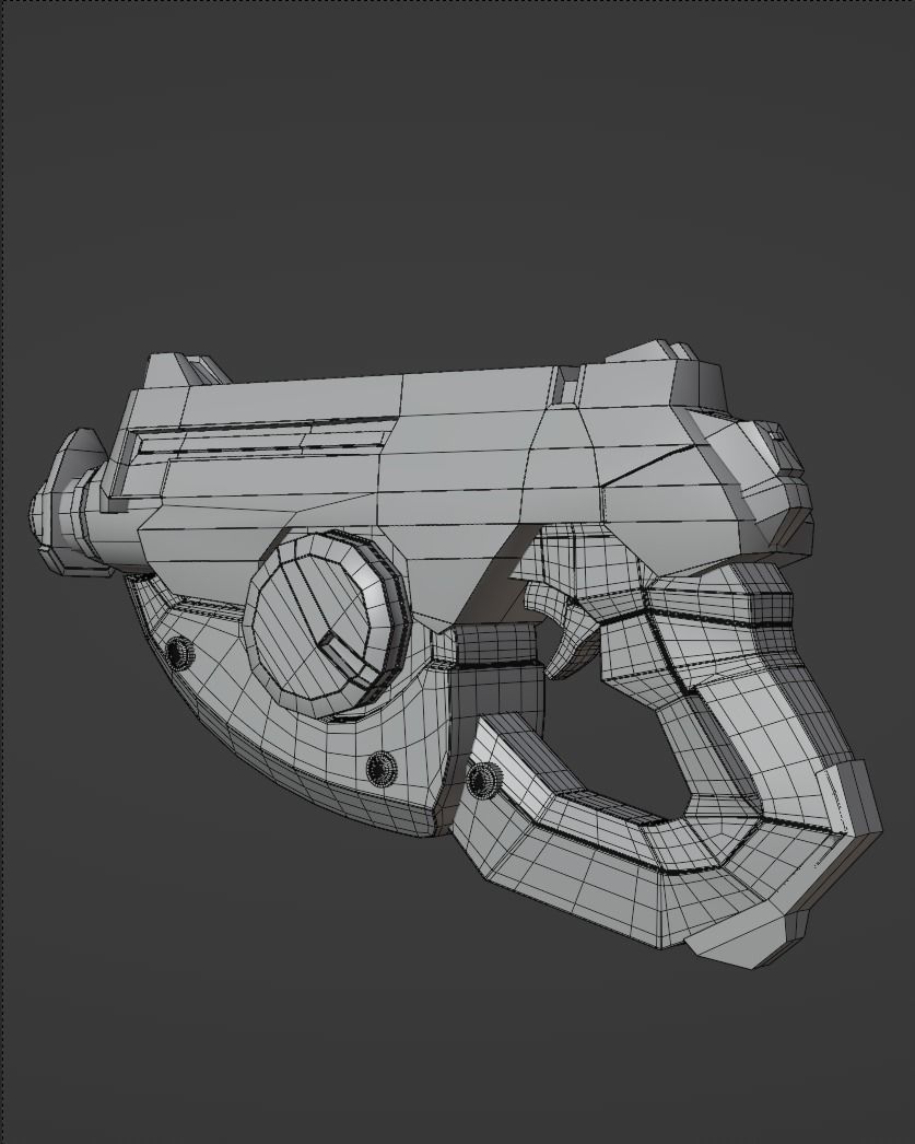 Tracer Pulse Gun for Cosplay 3D model 3D printable | CGTrader
