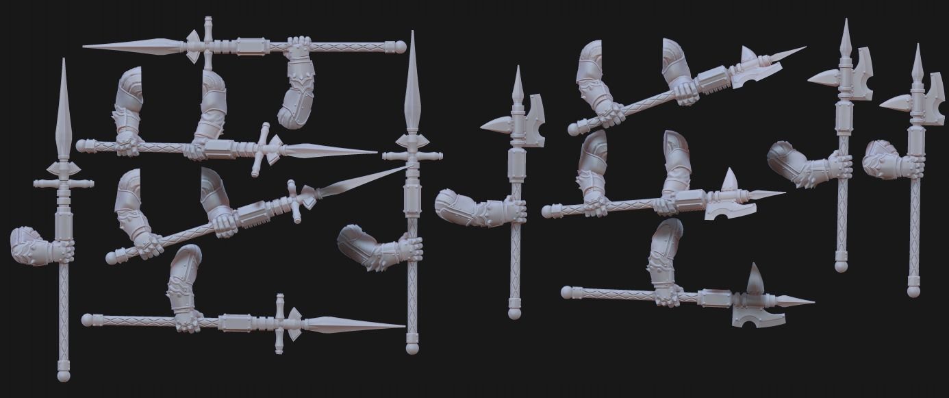 Tempest Legion - MK3 Heavy Infantry Weapons Pack 1 3D model 3D ...