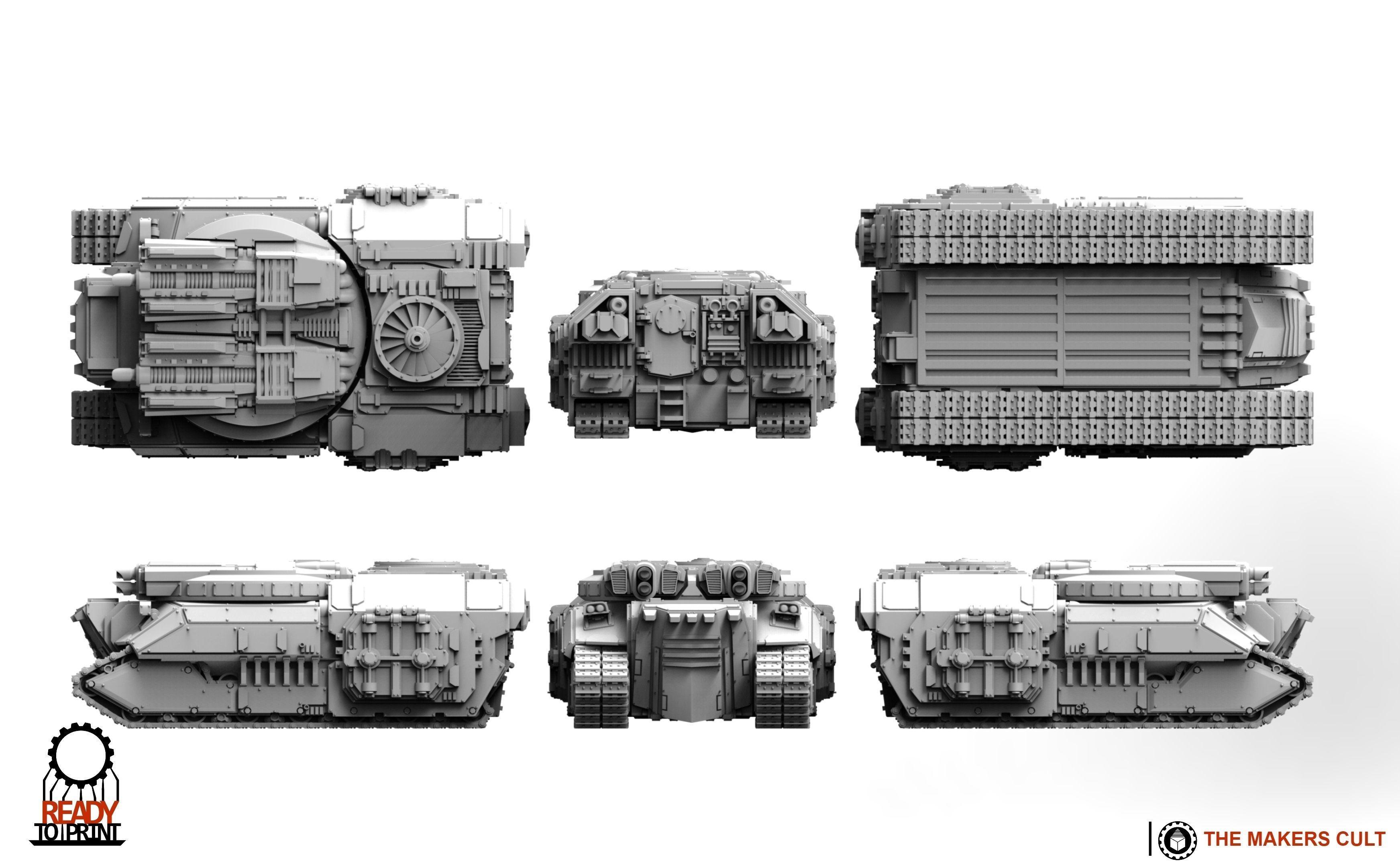 Tempest legion and Black Knights - Eomanis AFV 3D model 3D printable ...