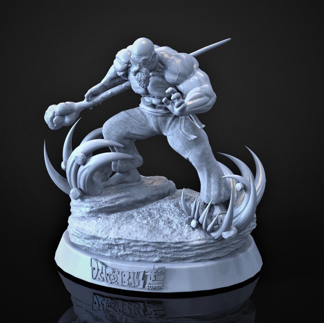 Master Roshi 3D model 3D printable | CGTrader