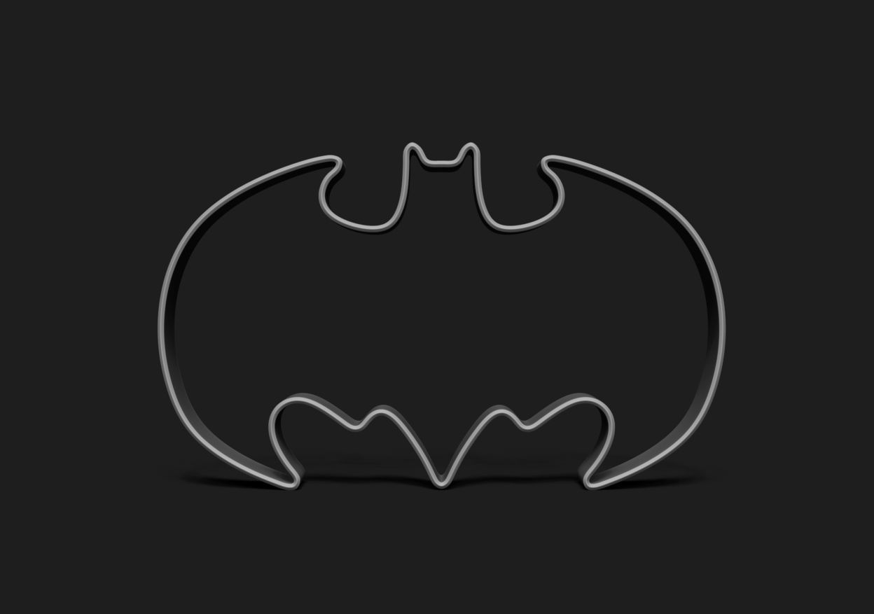 Batman cookie cutter FREE free 3D model 3D printable | CGTrader