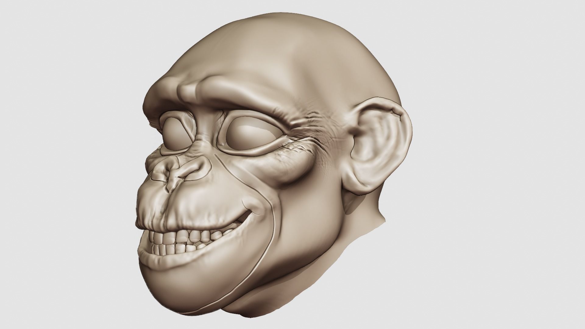 cartoon monkey 3D model | CGTrader