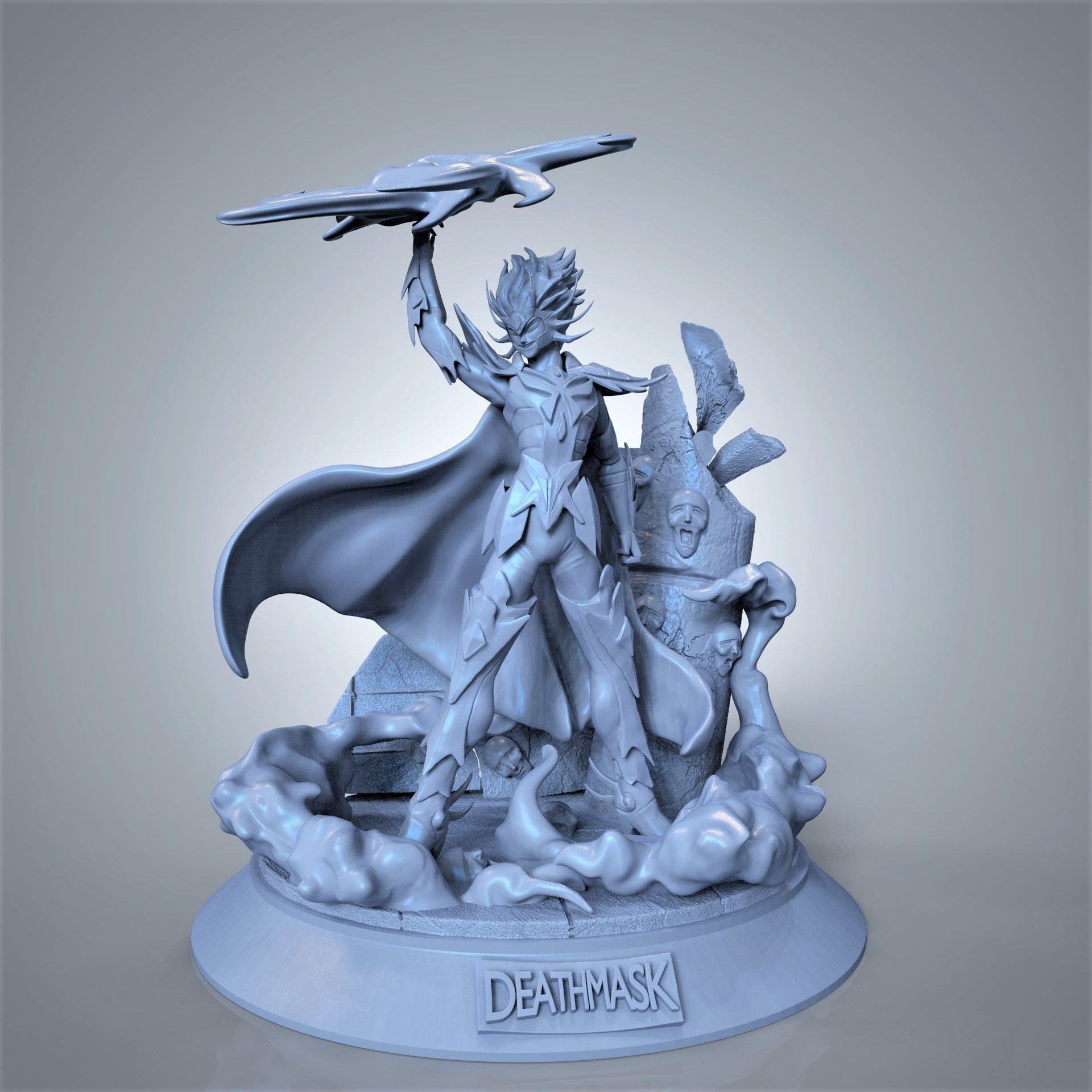 Death Mask 3D model 3D printable | CGTrader