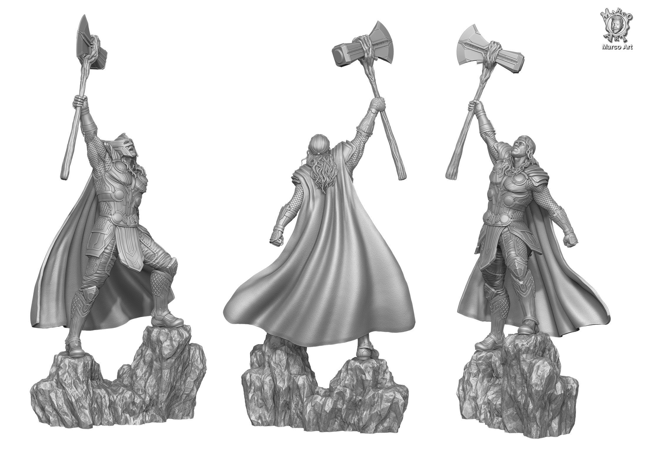 Thor stl file 3D model 3D printable | CGTrader