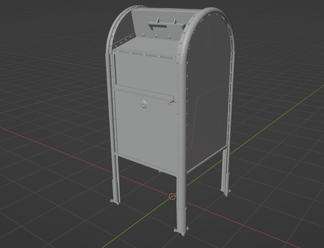 Mailbox mail box free 3D model | CGTrader