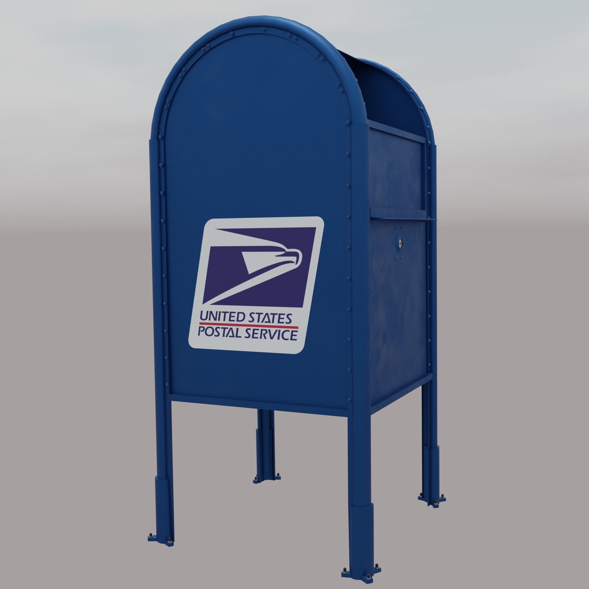 Mailbox mail box free 3D model | CGTrader