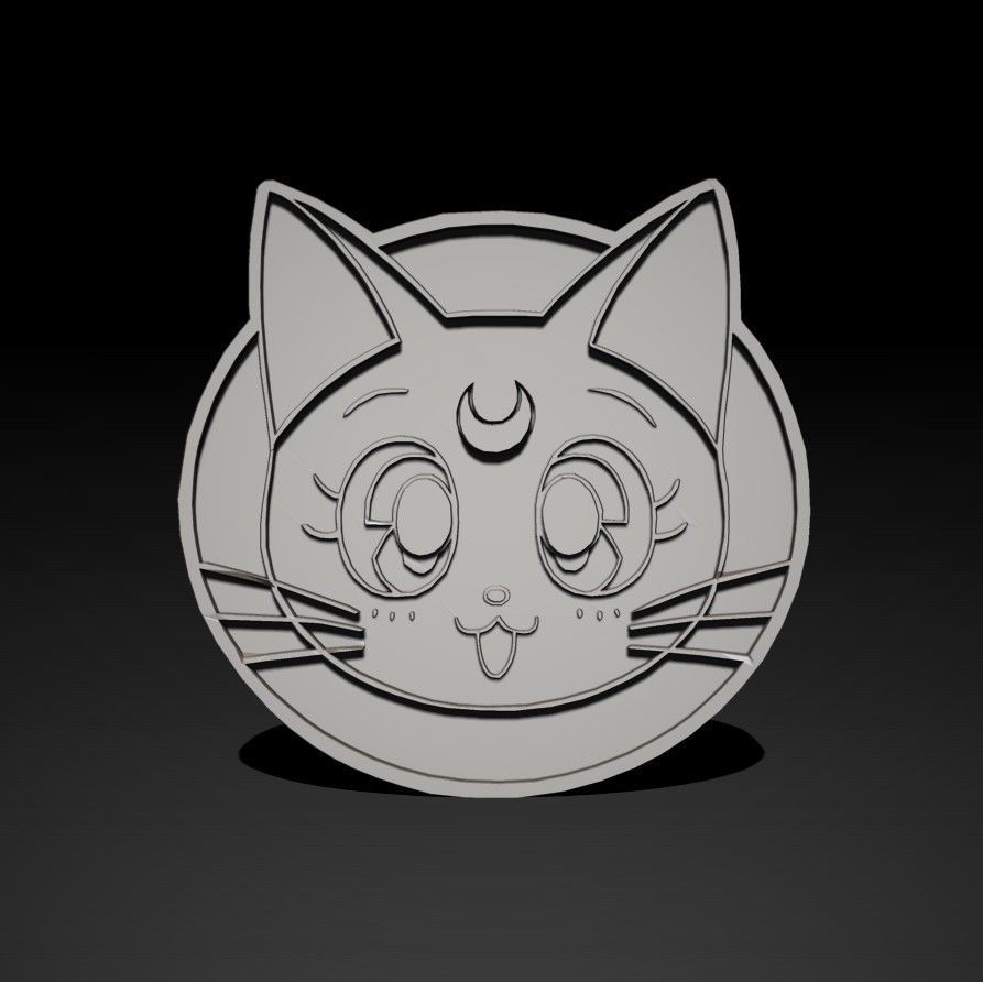 3D SIMBOLO GATO symbol Cat SAILOR MOON 3D model 3D printable | CGTrader