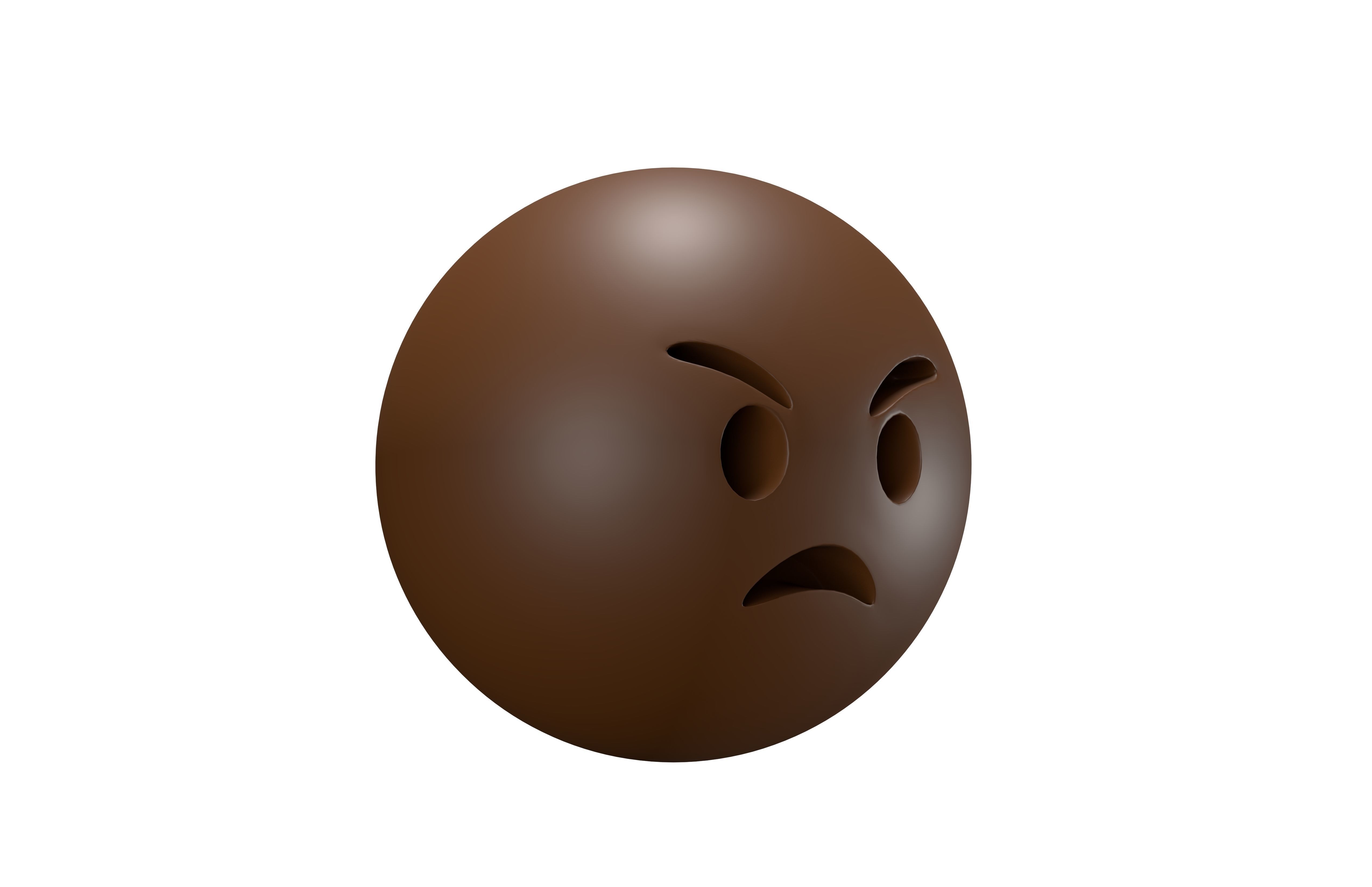 3D model Angry Face V1 Pack Vol 1 VR / AR / low-poly | CGTrader