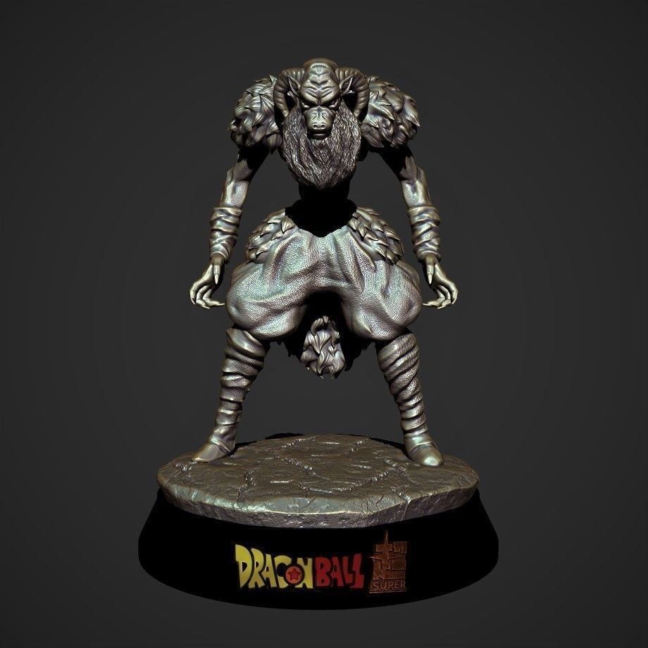 MORO BARBA DRAGON BALL SUPER 3D model 3D printable | CGTrader