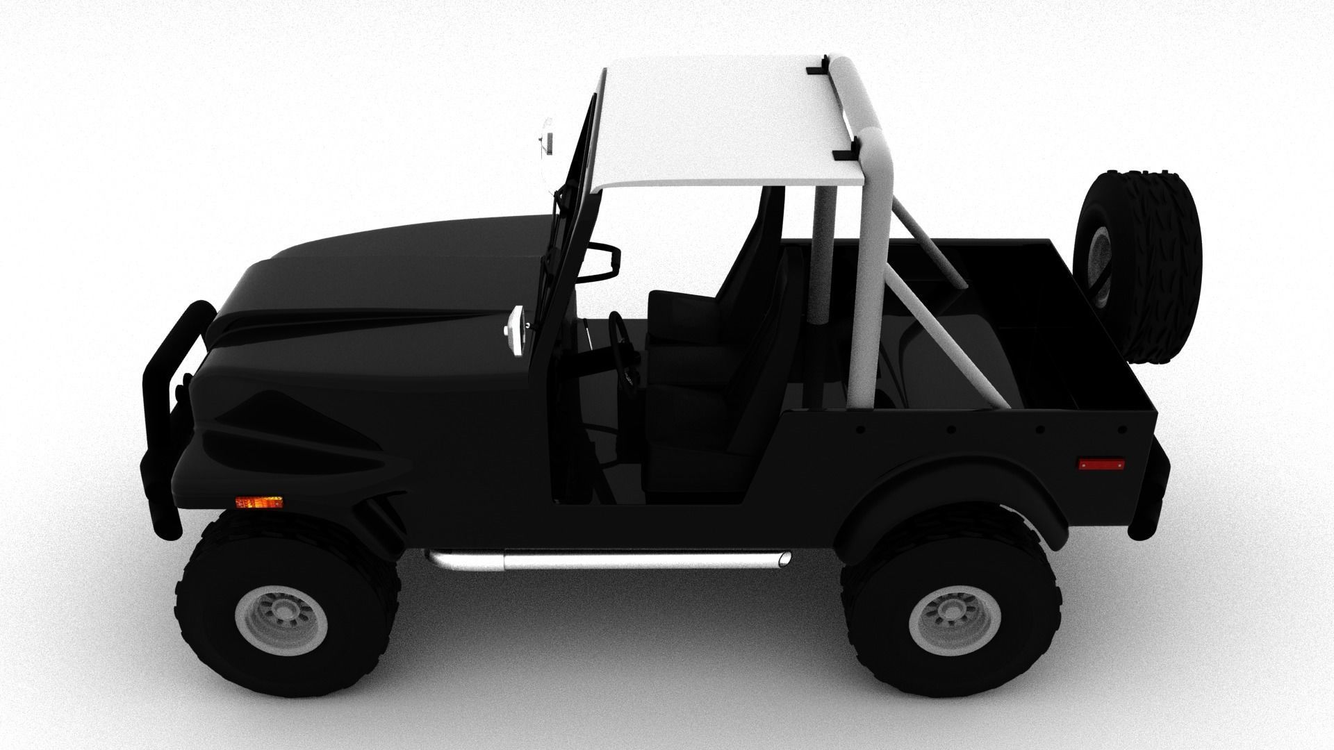 Jeep CJ Renegade 1977 3D model | CGTrader