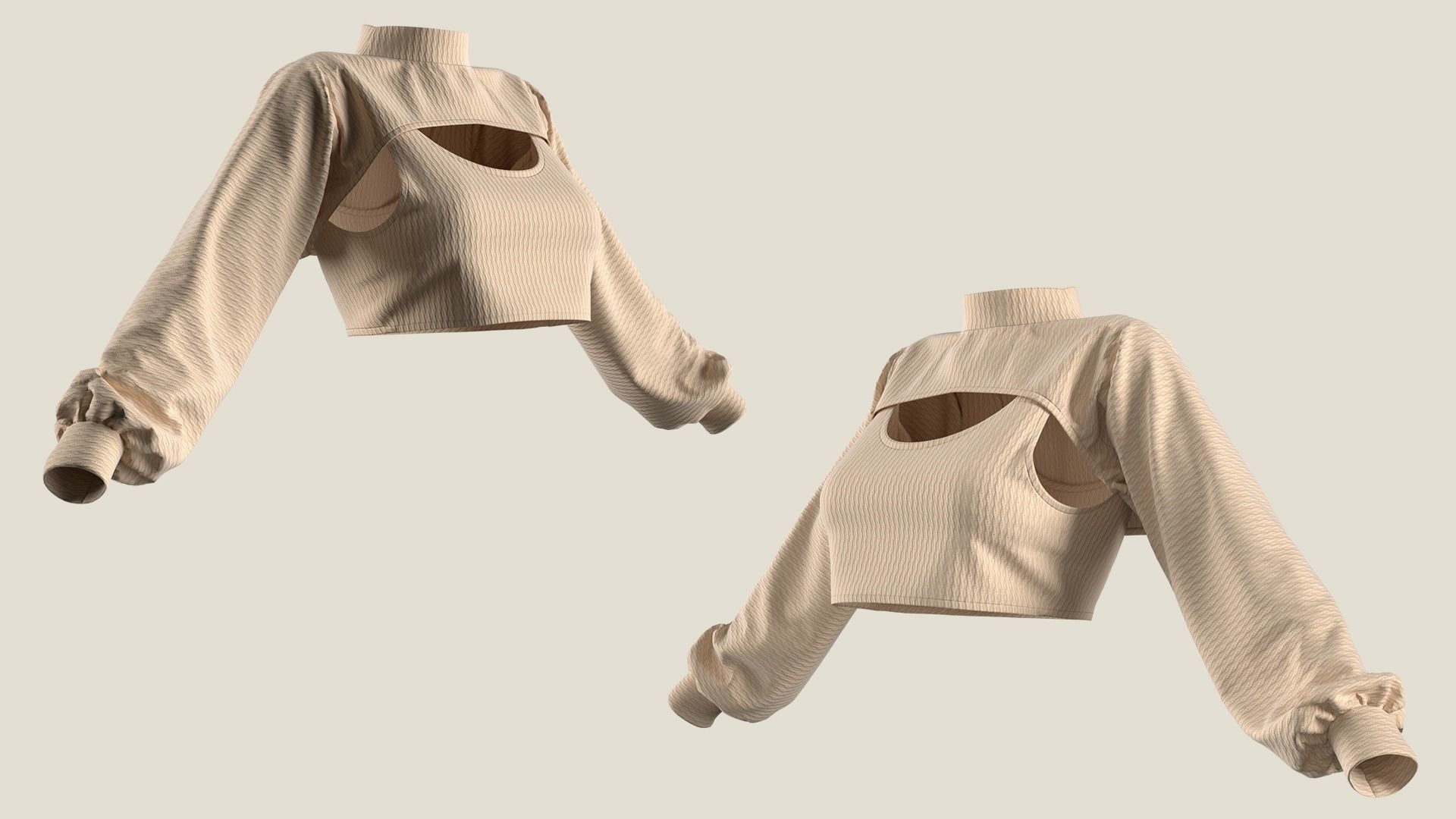 Female Pullovers Marvelous Designer 3D model | CGTrader