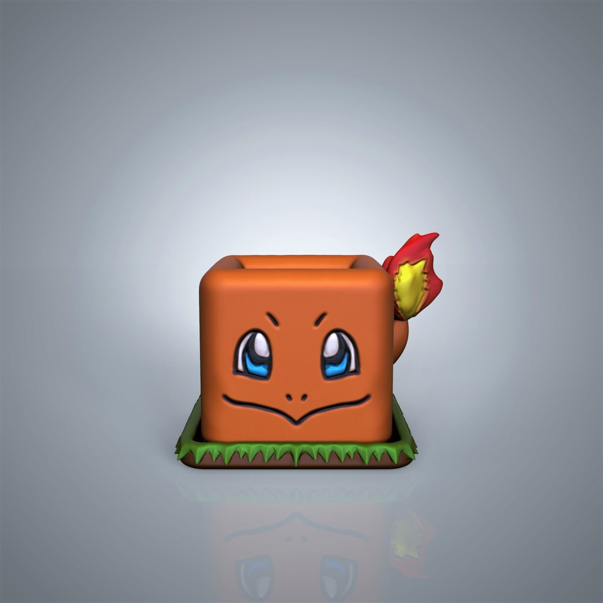 Charmander Pot Flower- Pokemon 3D model 3D printable | CGTrader