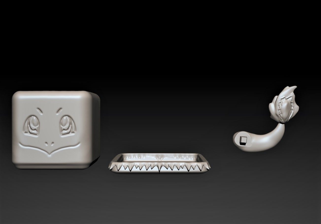 Charmander Pot Flower- Pokemon 3D model 3D printable | CGTrader