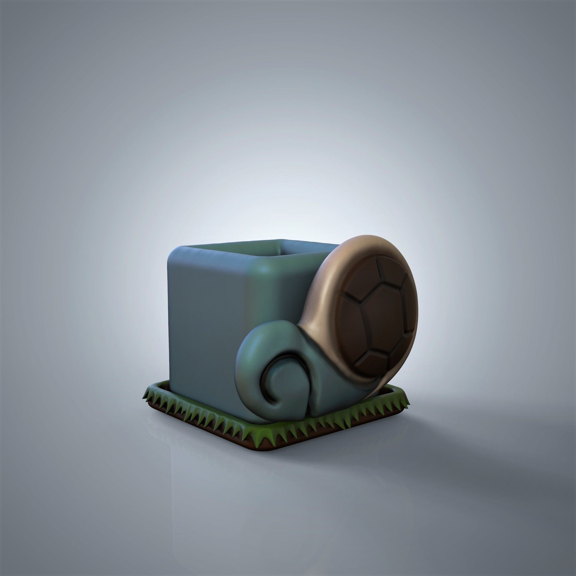 Squirtle Pot Flower- Pokemon 3D model 3D printable | CGTrader