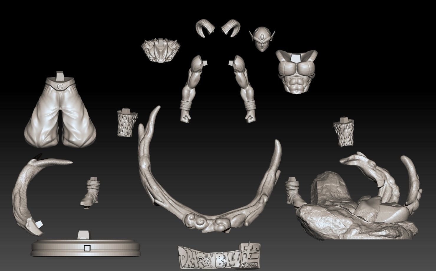 Moro final transformation Dragon Ball super 3D model 3D printable ...