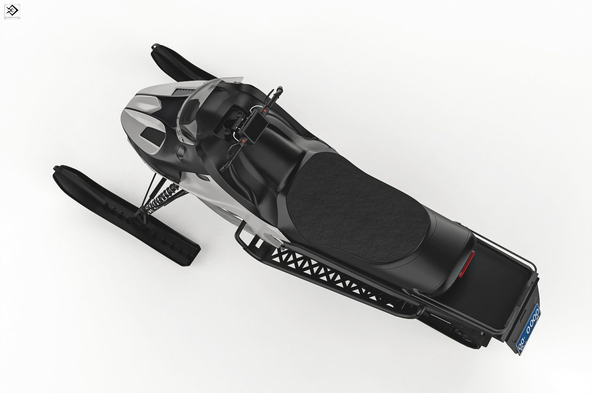Snowmobile 3D model | CGTrader
