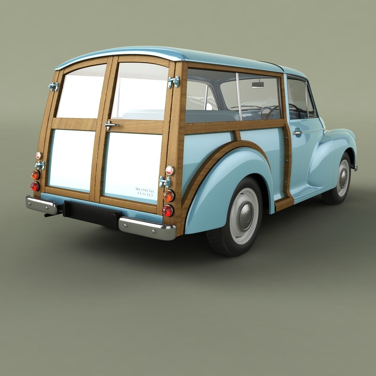 Morris Minor Traveller 3D model | CGTrader