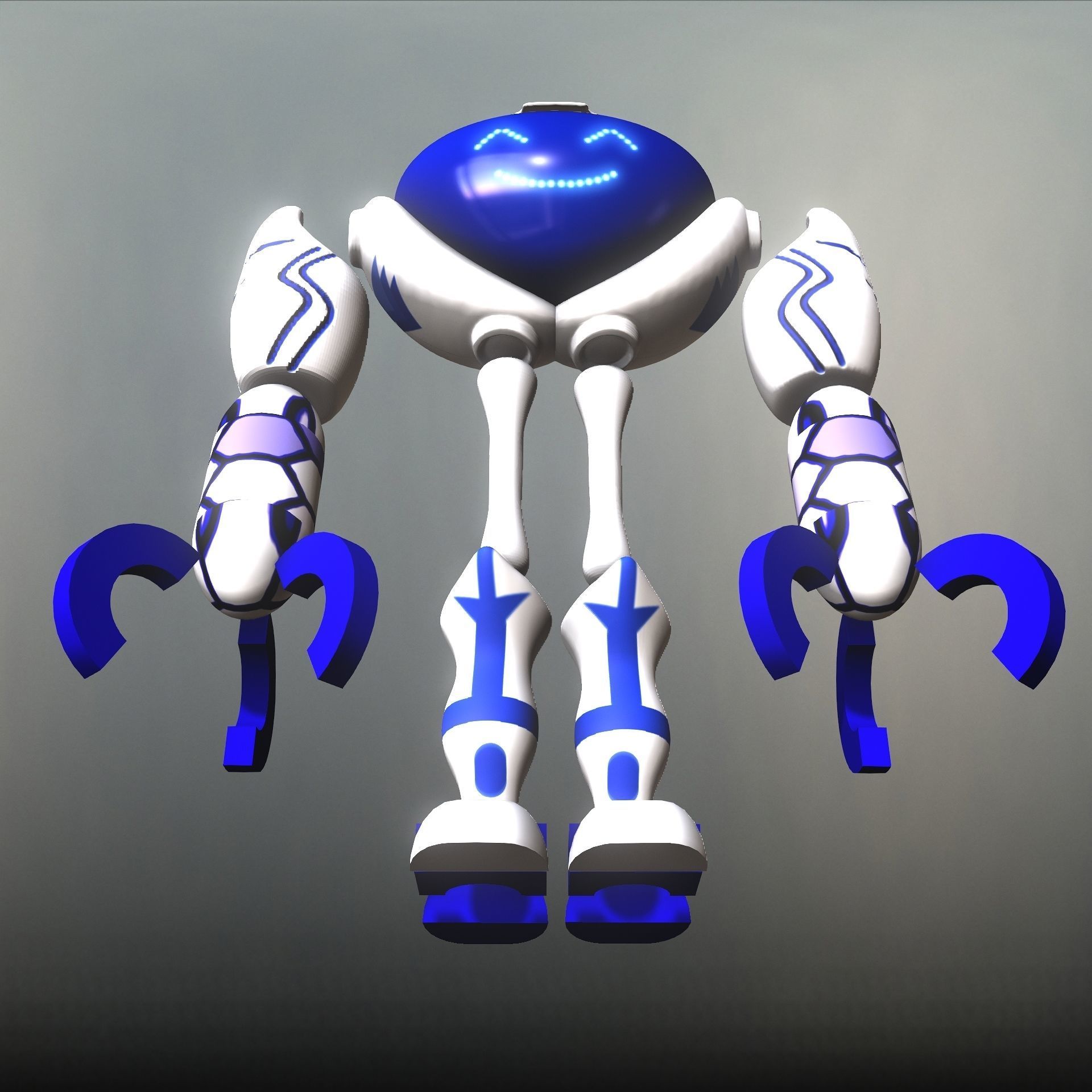 3D model Smiley Robot VR / AR / low-poly | CGTrader