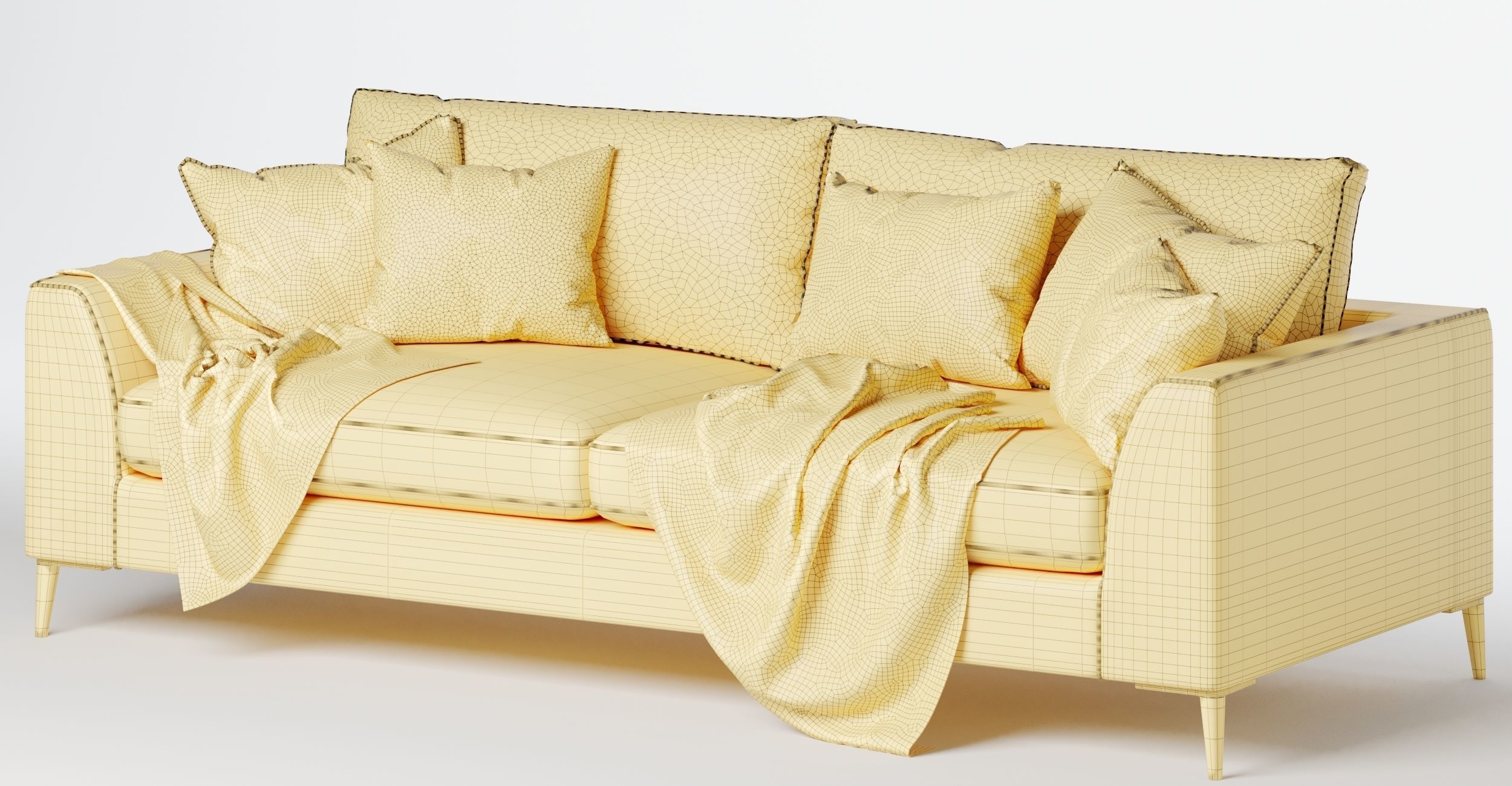 Meridian sofa 3D model | CGTrader