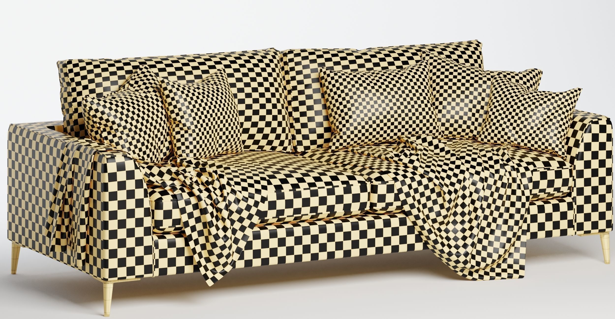 Meridian sofa 3D model | CGTrader