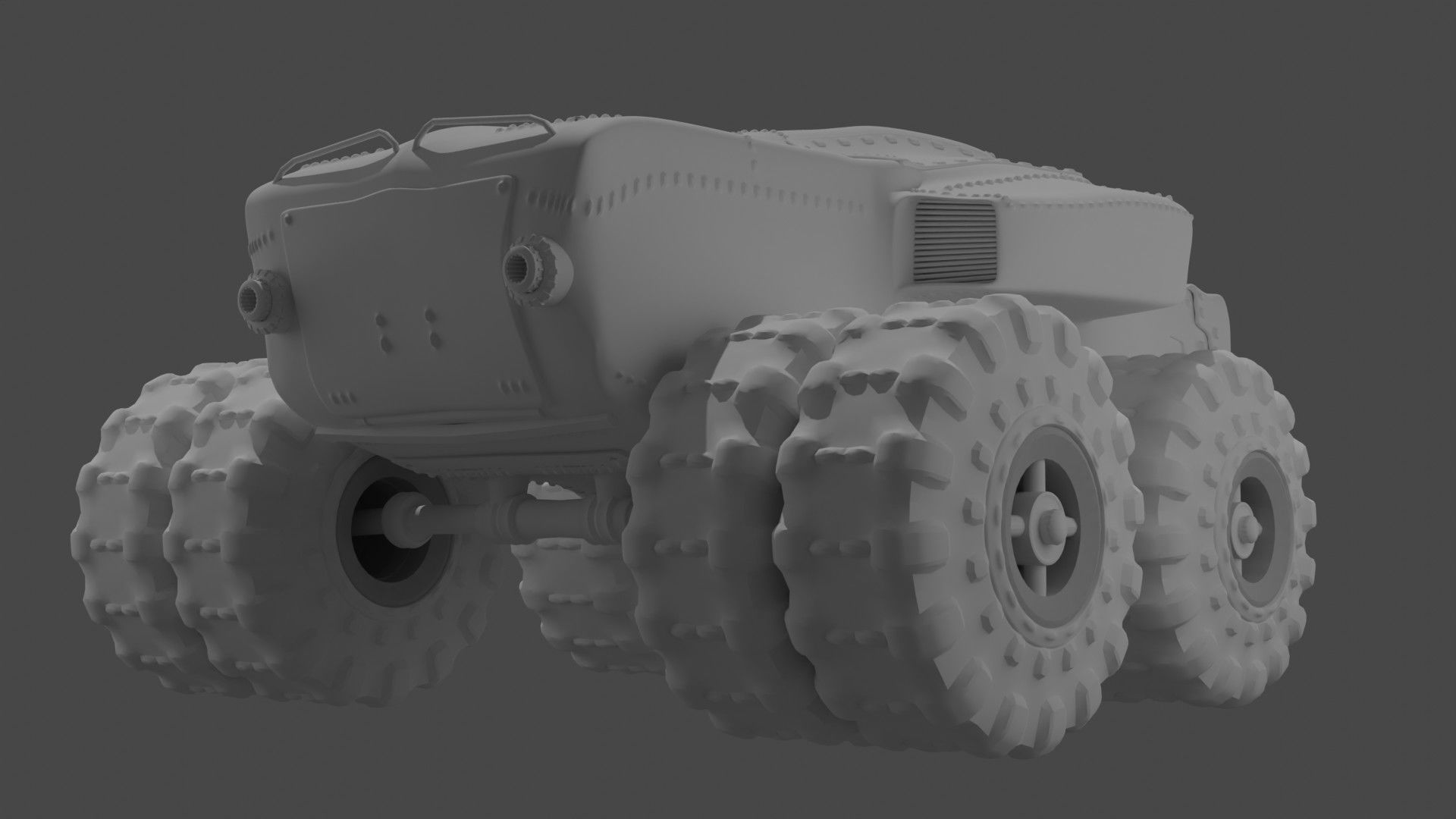 Sci-fi Military Vehicle - Apocalypse model 3D model | CGTrader