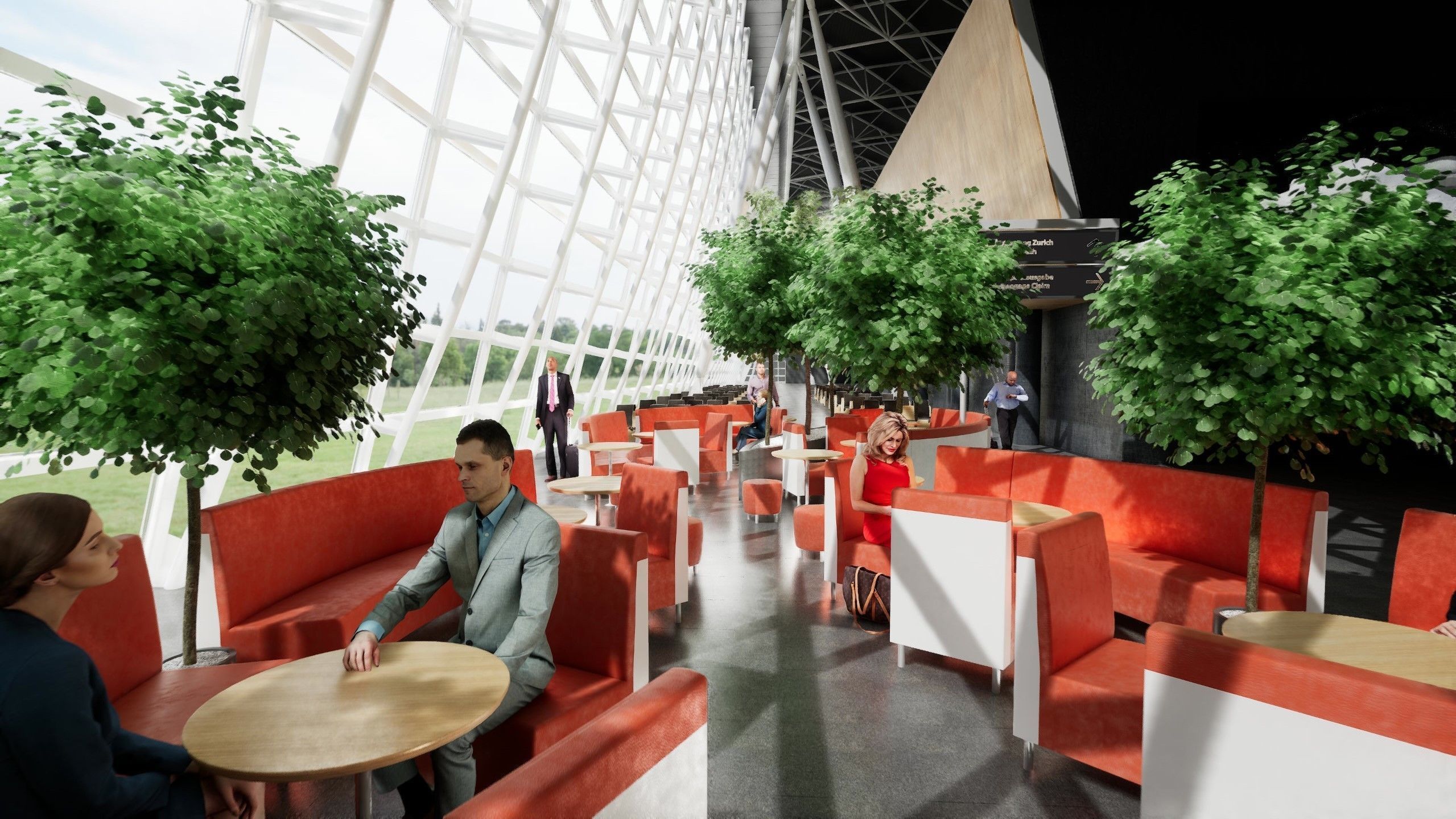 Airport terminal 3 scene file in Unreal engine 5 3D model | CGTrader